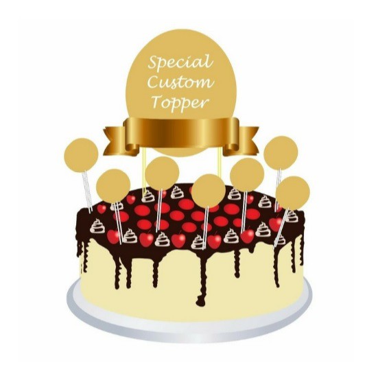 Custom Cake Topper/Custom Cake Topper/Custom Cake Topper/Sticker ...