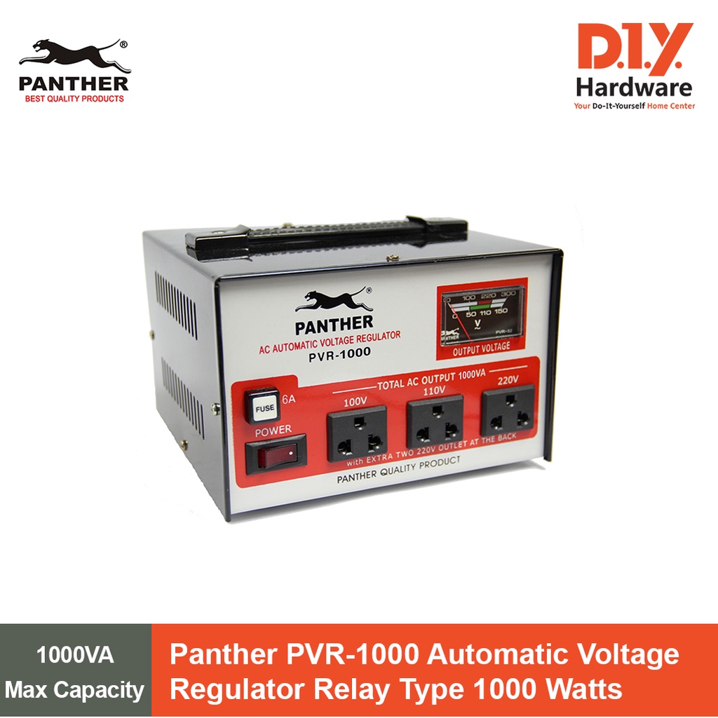Panther PVR-1000 Automatic Voltage Regulator Relay Type 1000 Watts ...
