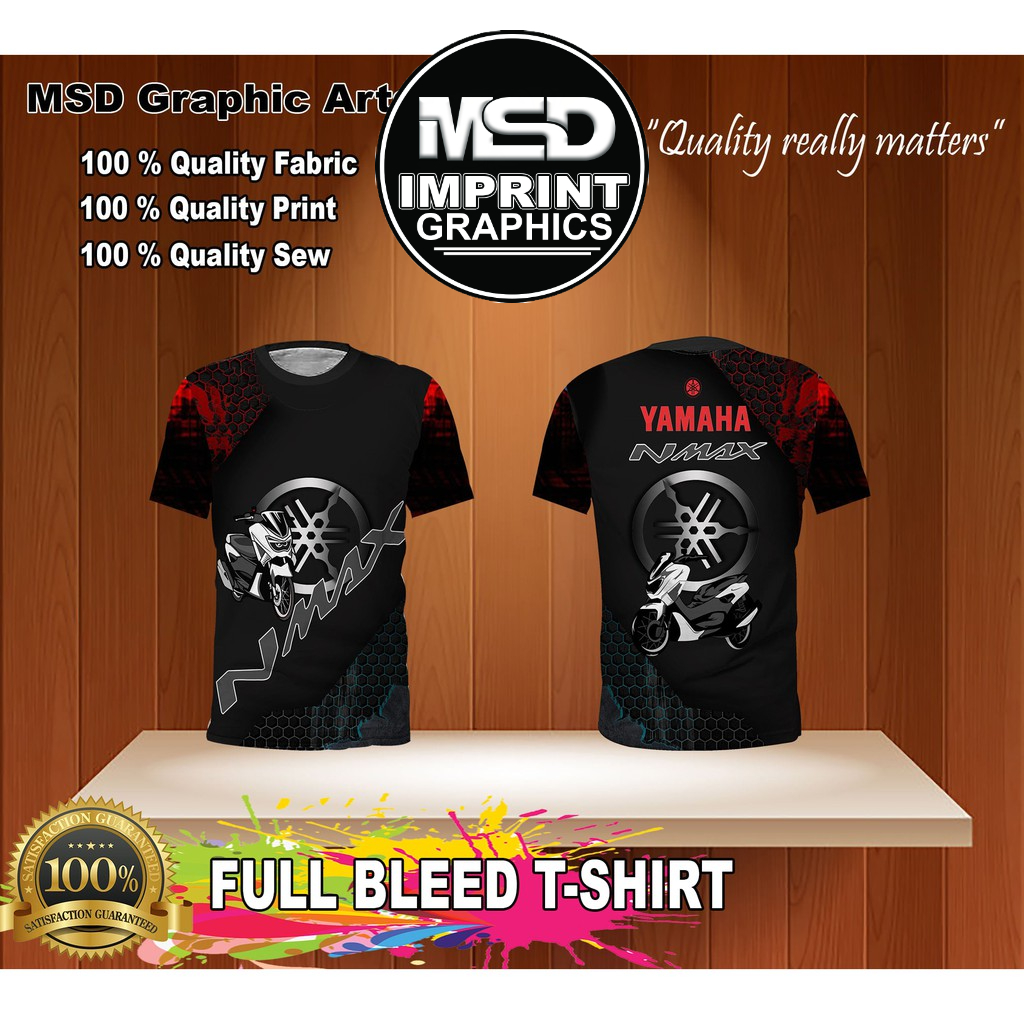 YAMAHA NMAX FULL SUBLIMATION T-SHIRT | Shopee Philippines