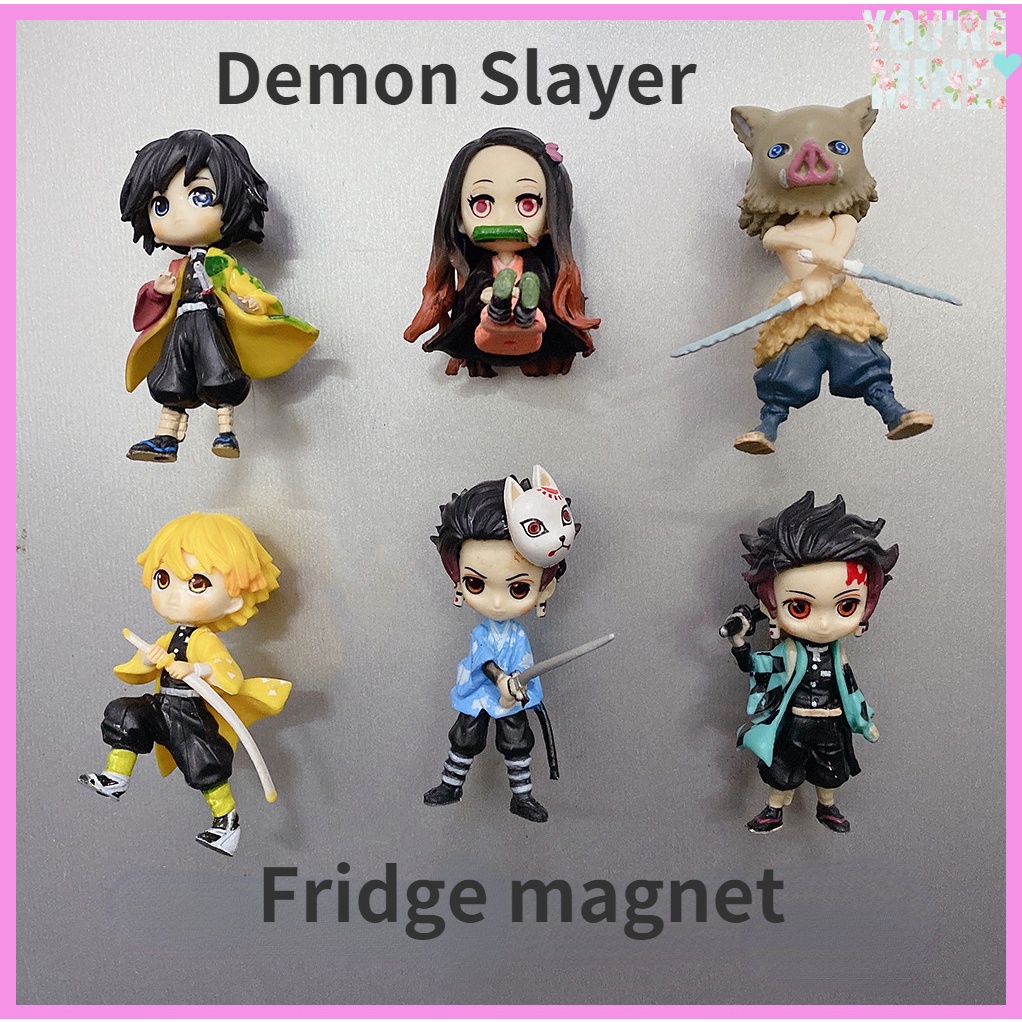 3D Stereoscopic Demon Slayer Fridge Stickers Magnetic Stickers Demon ...