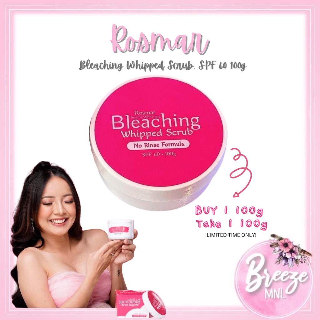 BUY 1 TAKE 1 ROSMAR BLEACHING WHIPPED SCRUB 100g CLEARANCE SALE ...