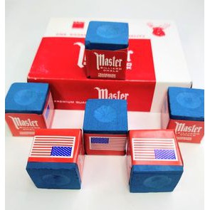 6pcs. Billiard Master Chalk blue ( tisa ng tako ng bilyaran ) | Shopee ...