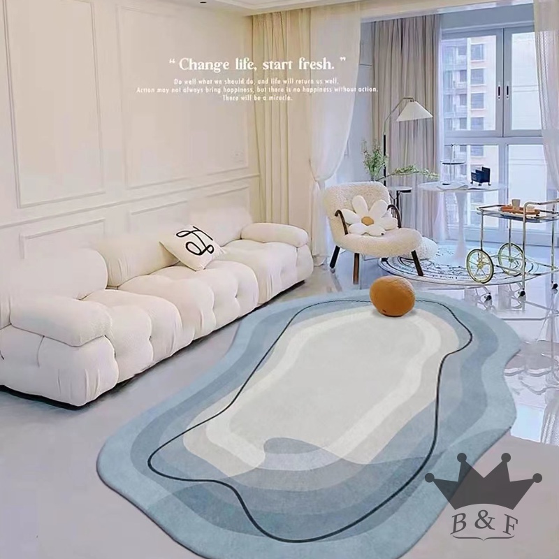 Net Red Living Room Carpet Tea Table Blanket Light Luxury Room Tatami ...