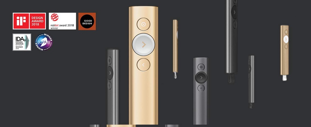 Logitech Spotlight Wireless Presentation Remote 2.4GHz USB-Receiver ...