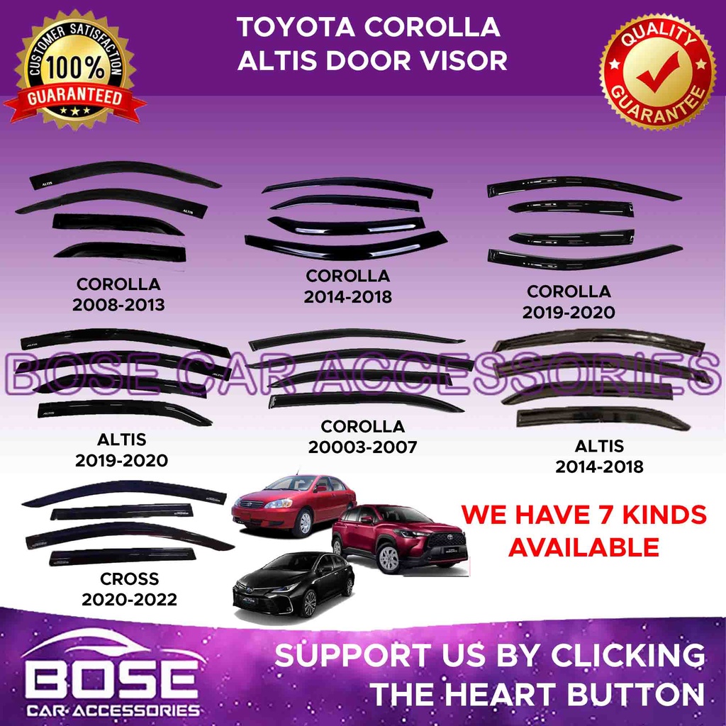 Toyota Corolla Altis Cross 2003 - 2007 / 2008 - 2013 / 2014 - 2018 / ...