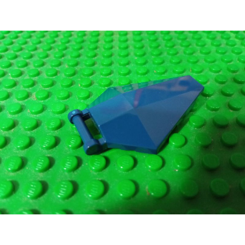 Authentic Lego Dark Blue Windscreen 6 x 4 x 1 Hexagonal with Bar Handle ...
