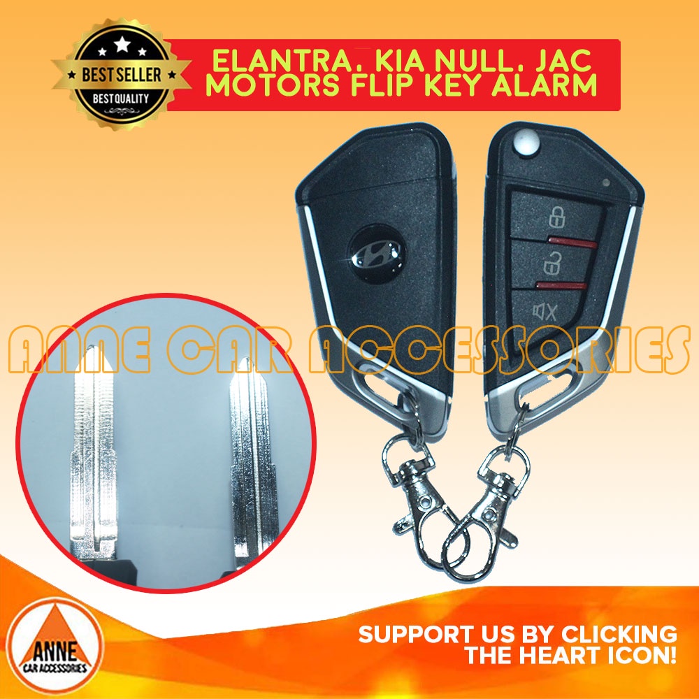 Toyota Old Flip Key - Car Alarm System Security Key negative and ...