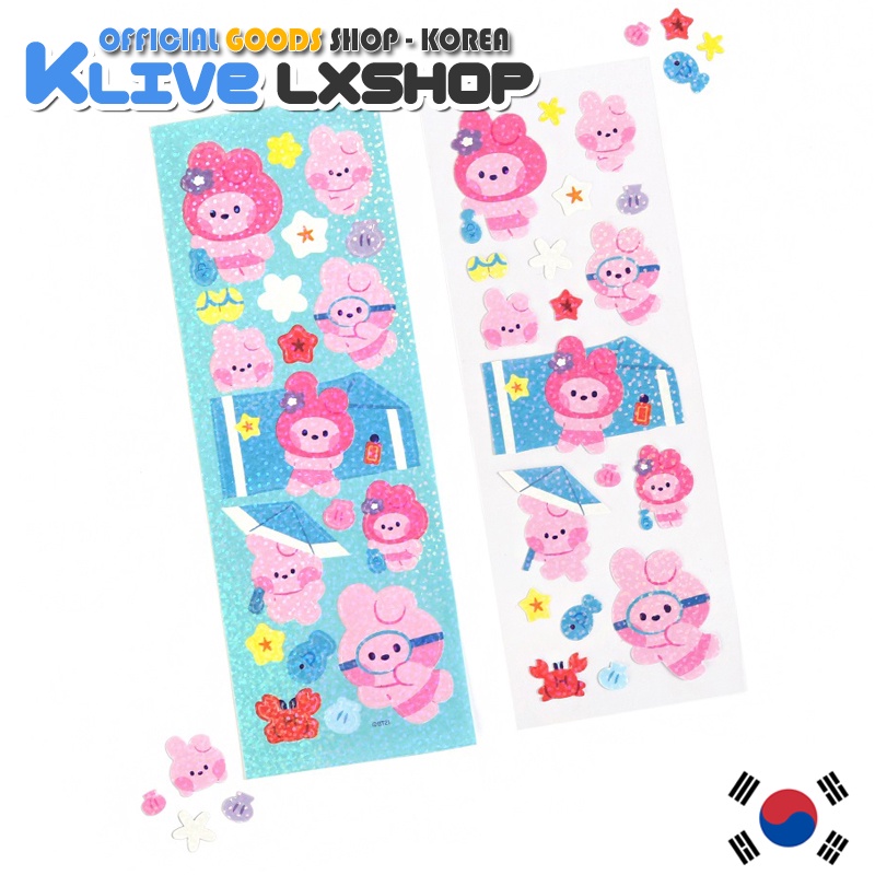 BTS BT21 Summer Sky Hologram sticker Monopoly Official Goods | Shopee ...