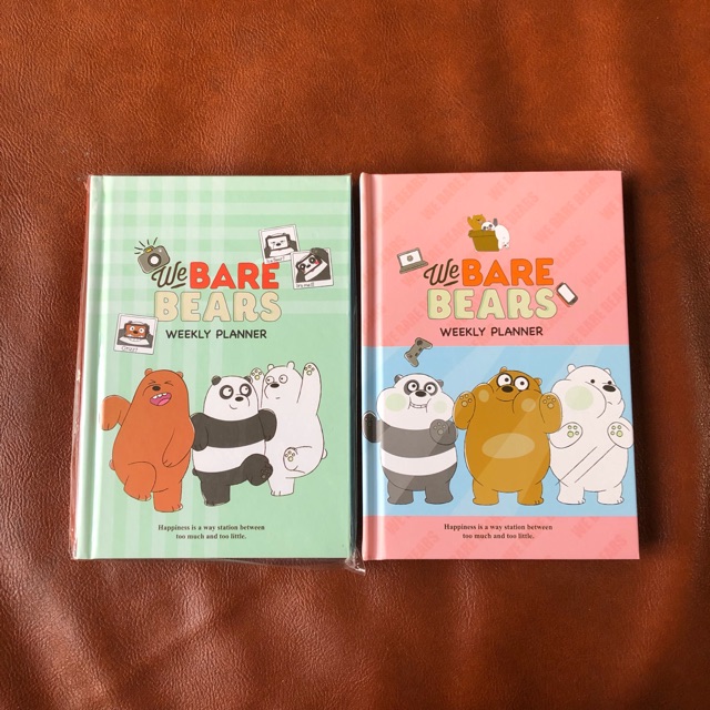 We Bare Bears Weekly Planner | Shopee Philippines