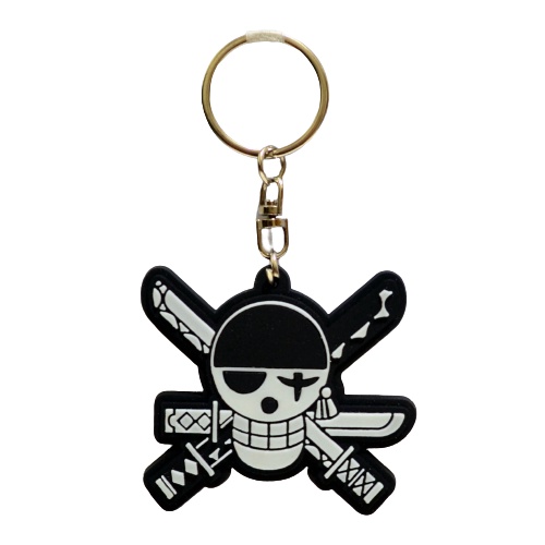 GANTUNGAN Keychain/keychain Anime One Piece Logo Roronoa Zoro Glow ...