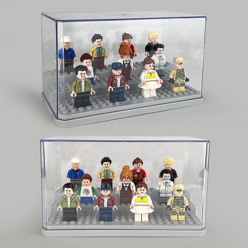 【COD】Spot Minifigure Display Cabinet Box Building Blocks Minifigure Display Box | Shopee Philippines