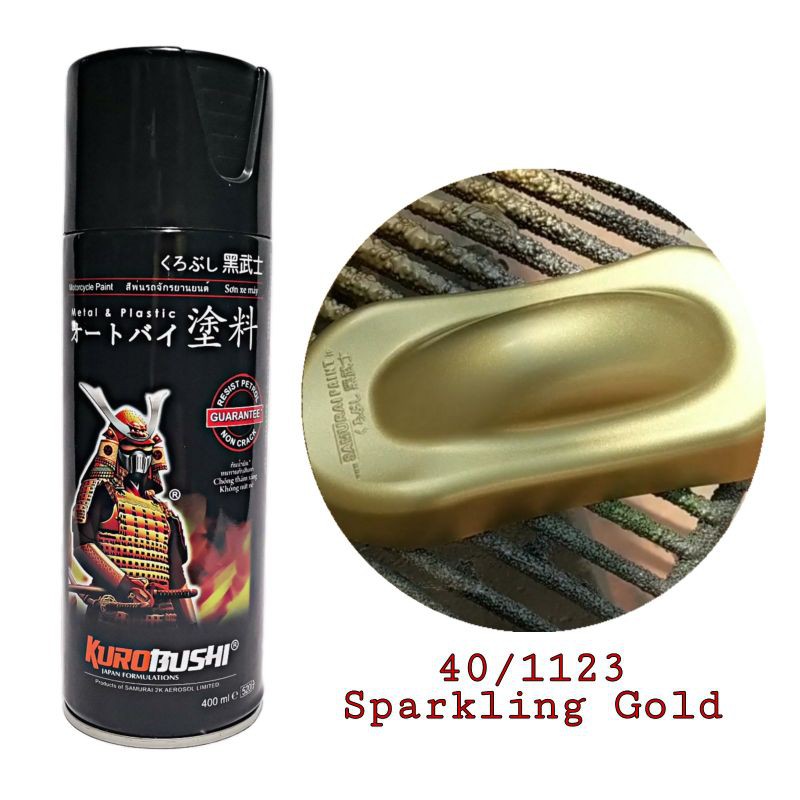 40/1123 Sparkling Gold Samurai Spray Paint | Shopee Philippines