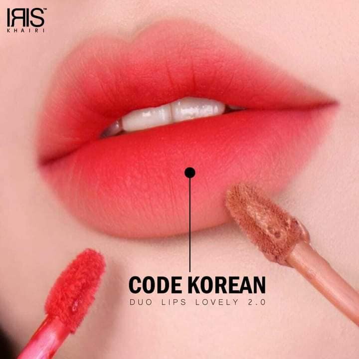 IRIS Duo Lips Lovely 2 In 1 Iris Duo Lip Iris Liptint Lipmatte Limited ...