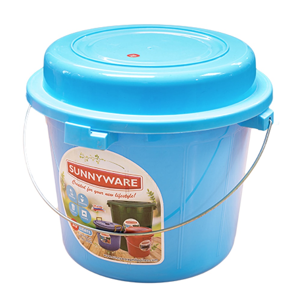 Sunnyware 96173 10 Liter (3 Gal) Pail with Cover Deluxe | Shopee ...