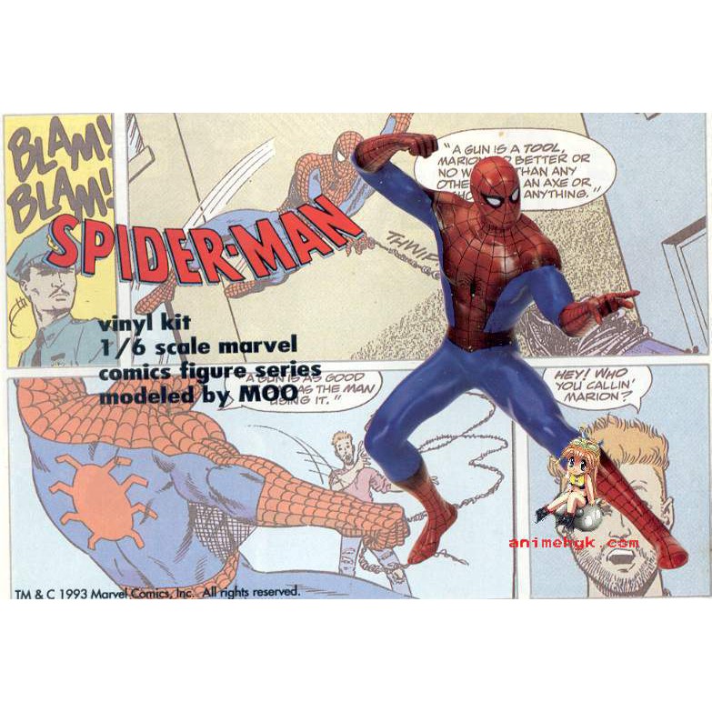 Marvel Spiderman Spider-Man Spider 1/6 vinyl model figure kit | Shopee ...