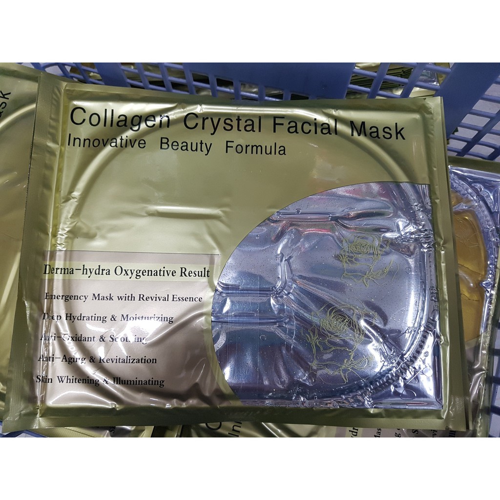 Collagen Crystal Facial Mask 10 random color pieces | Shopee Philippines