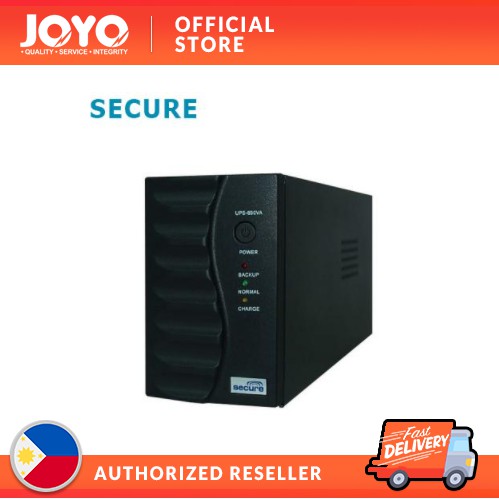 SECURE UPS 1000VA/700WATTS/ 4-SOCKETS UNINTERRUPTIBLE POWER SUPPLY W ...