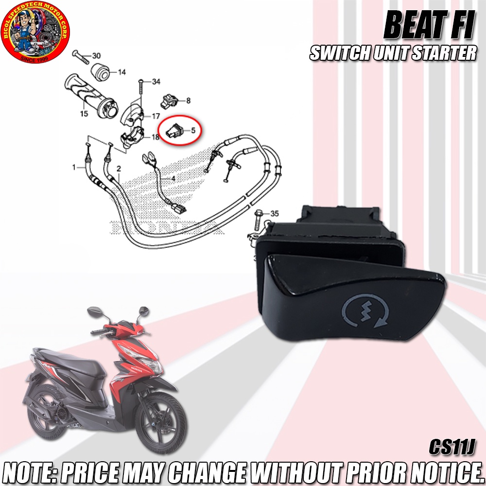 BEAT FI SWITCH UNIT STARTER (CS11J) | Shopee Philippines