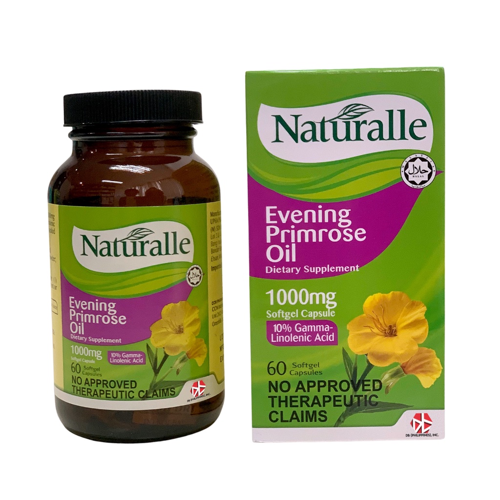 Naturalle Evening Primrose Oil 1000mg | Shopee Philippines