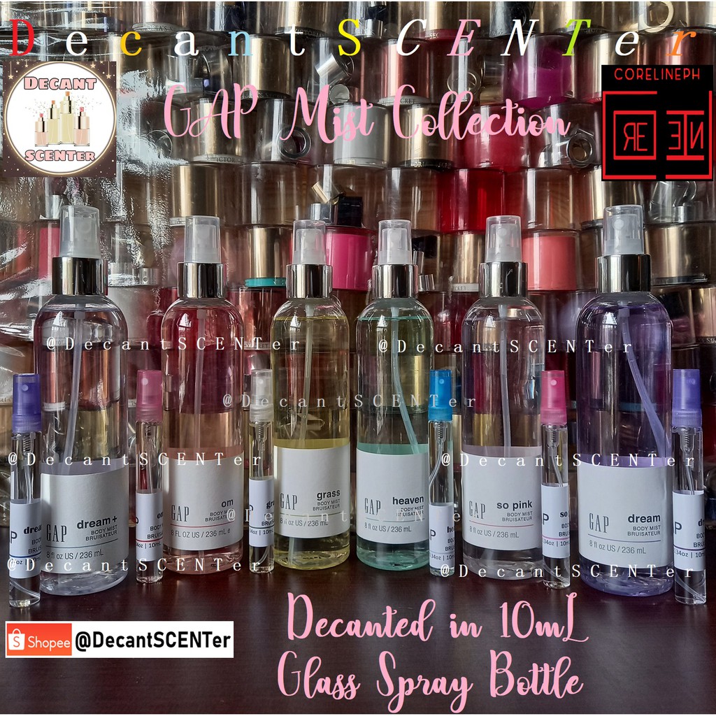 Authentic Gap Grass Body Mist 10ml | Shopee Philippines