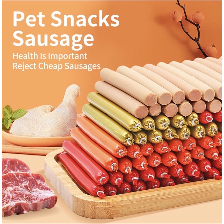 Pet Snacks Sausage - sold per pack 6pcs Buy 1 Take 1 | Shopee Philippines