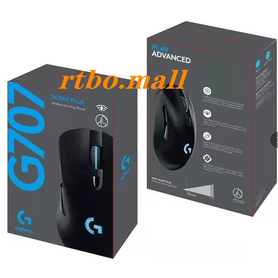 G707/G703 Silent Plus Gaming Mouse RGB 16000DPI Game Mouse Wireless ...