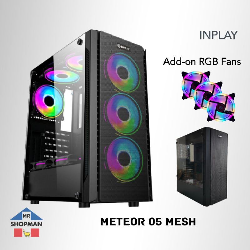 INPLAY Meteor 05 Mesh Desktop Computer PC Case | Shopee Philippines