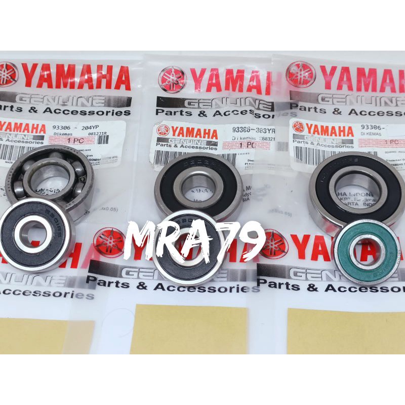 Bearing Ratio set 6pc Mio M3 Mio soul GT125 Fino 125 Xride 125 Mio z125 ...