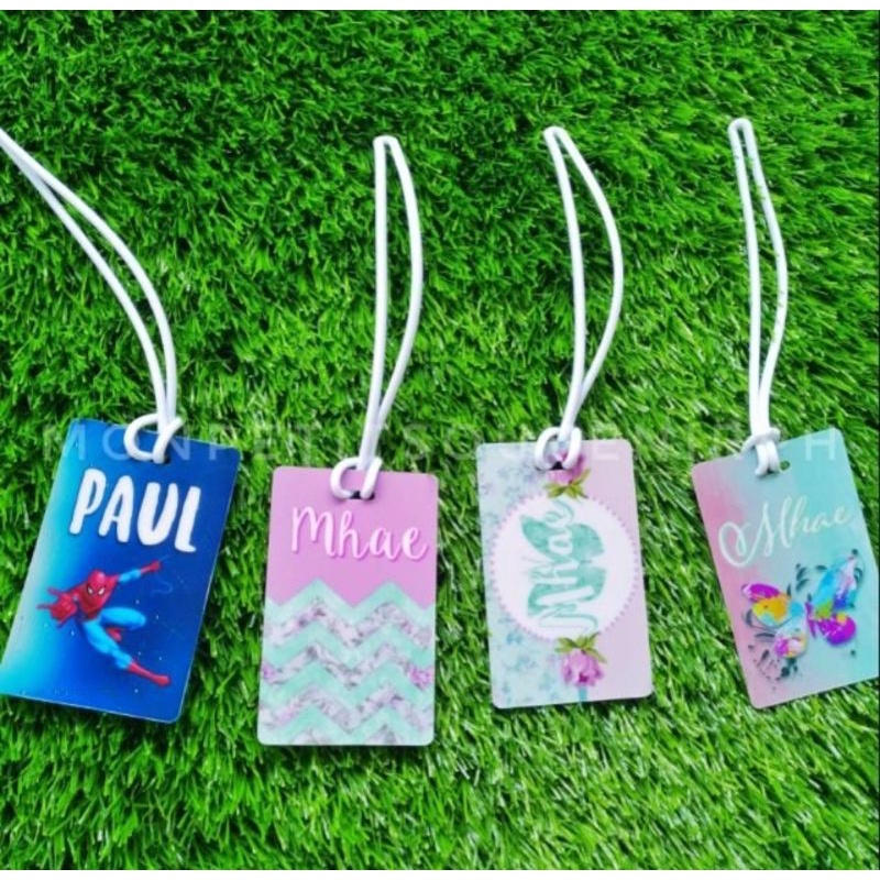 Personalized Bag Tag ATM size for school, souvenir and giveaways ...