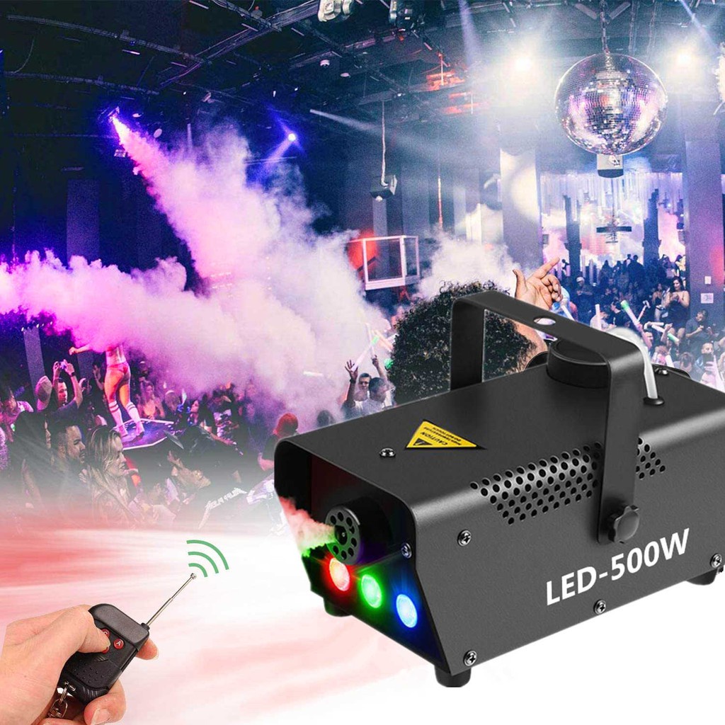 stage smoke machine 500W Stage Fog Machine Mini LED Light Fog Machine ...