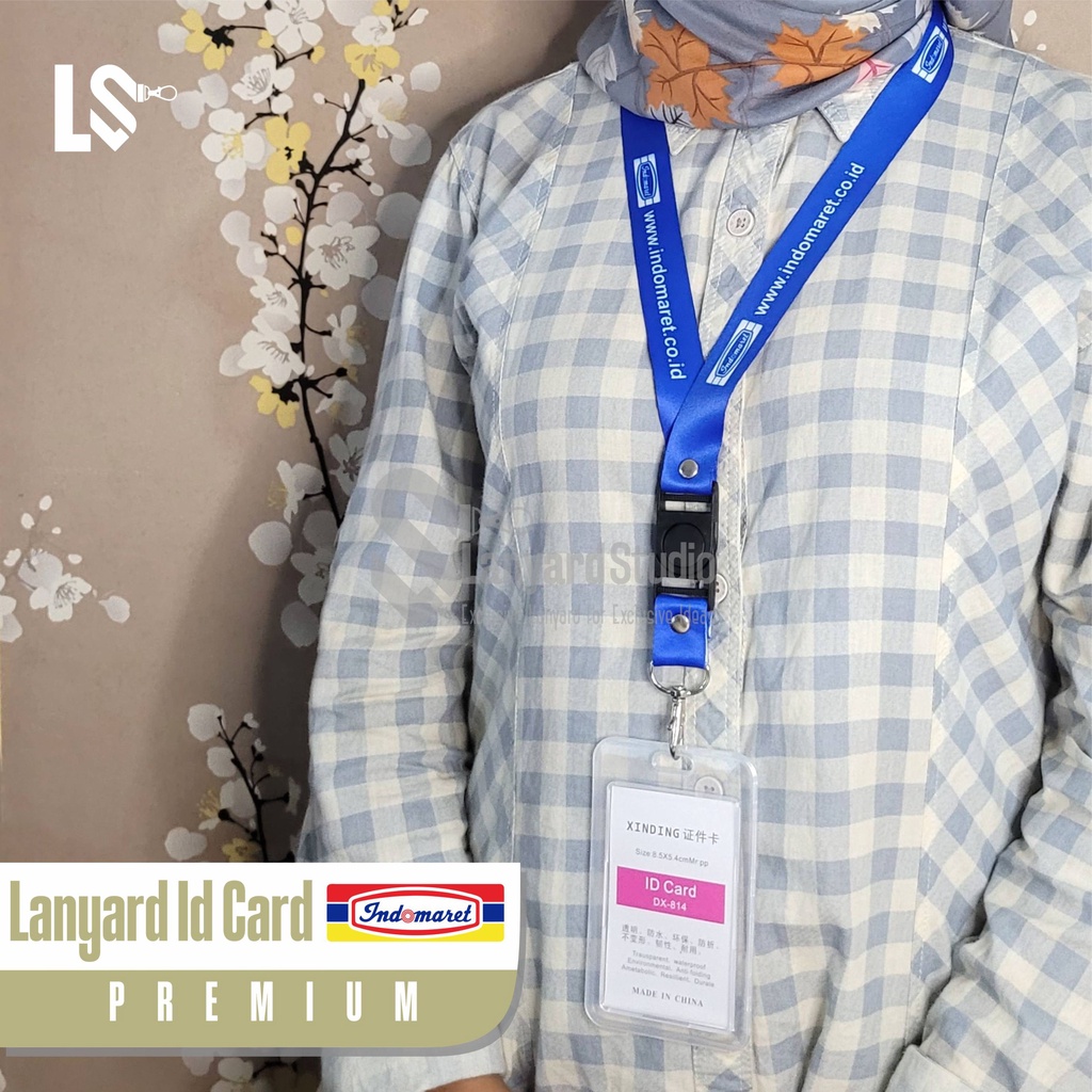 Can Unit INDOMARET ID Card Strap Free Case Holder PREMIUM Super Thick ...