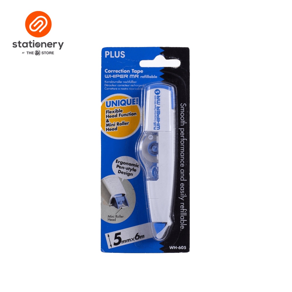 Plus Correction Tape Whiper Mini Roller WH-605 | Shopee Philippines