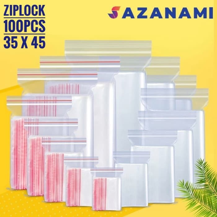 Plastic ZIP LOCK 35x45 Plastic CLIP ZIPLOCK CLIP 35x45 100pcs | Shopee ...