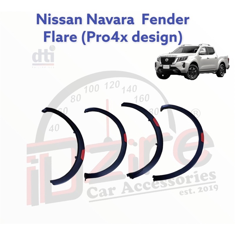 Nissan Navara Fender Flare 2021-UP (Pro4x design) OEM | Shopee Philippines