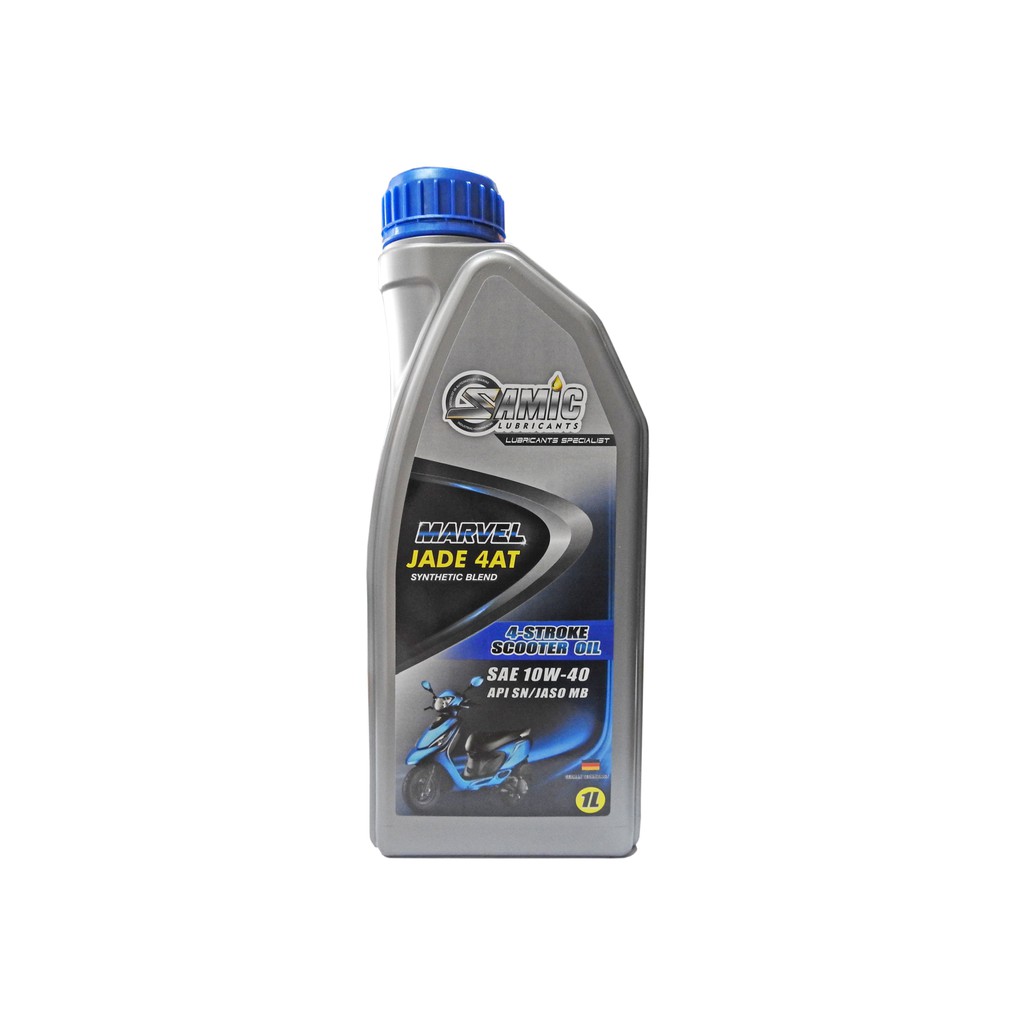 Samic Marvel Jade 4AT SN/JASO MB 10W40 Synthetic Scooter Motorcycle ...