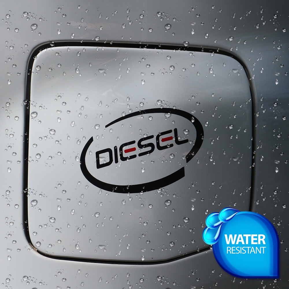 Sticker | (1) DIESEL tank cover | Weather Proof die-cut decals | Logo ...