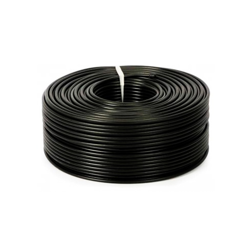 200M Intelligent RG6 Coaxial Power Siamese Cable Black 200 Meters ...