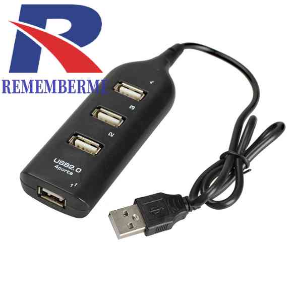 4 Port USB 2.0 High Speed Mini Hub Socket Pattern for Laptop PC ...