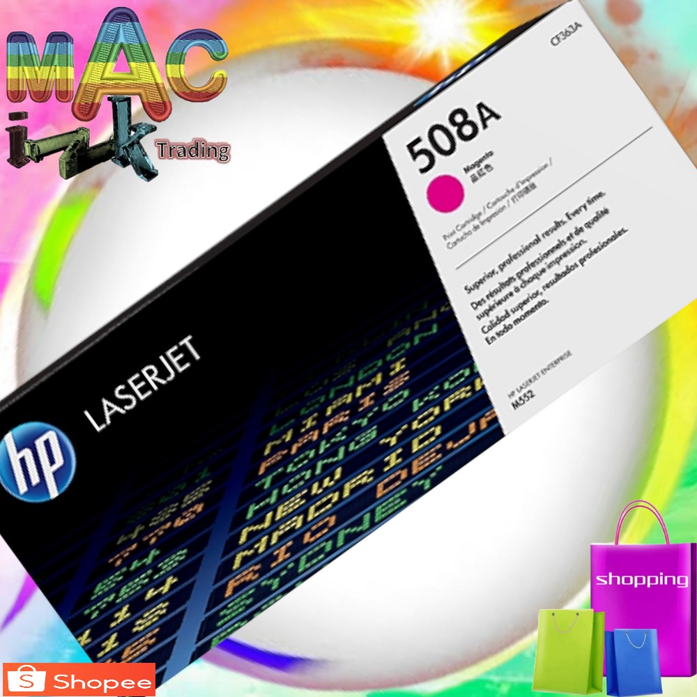 HP 508A Magenta Original LaserJet Toner Cartridge (CF363A) | Shopee ...