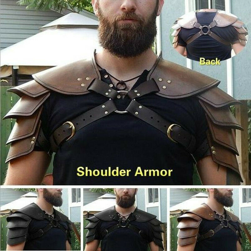 Medieval Vintage Shoulder Armor Gladiator Samurai Knight Pauldrons ...