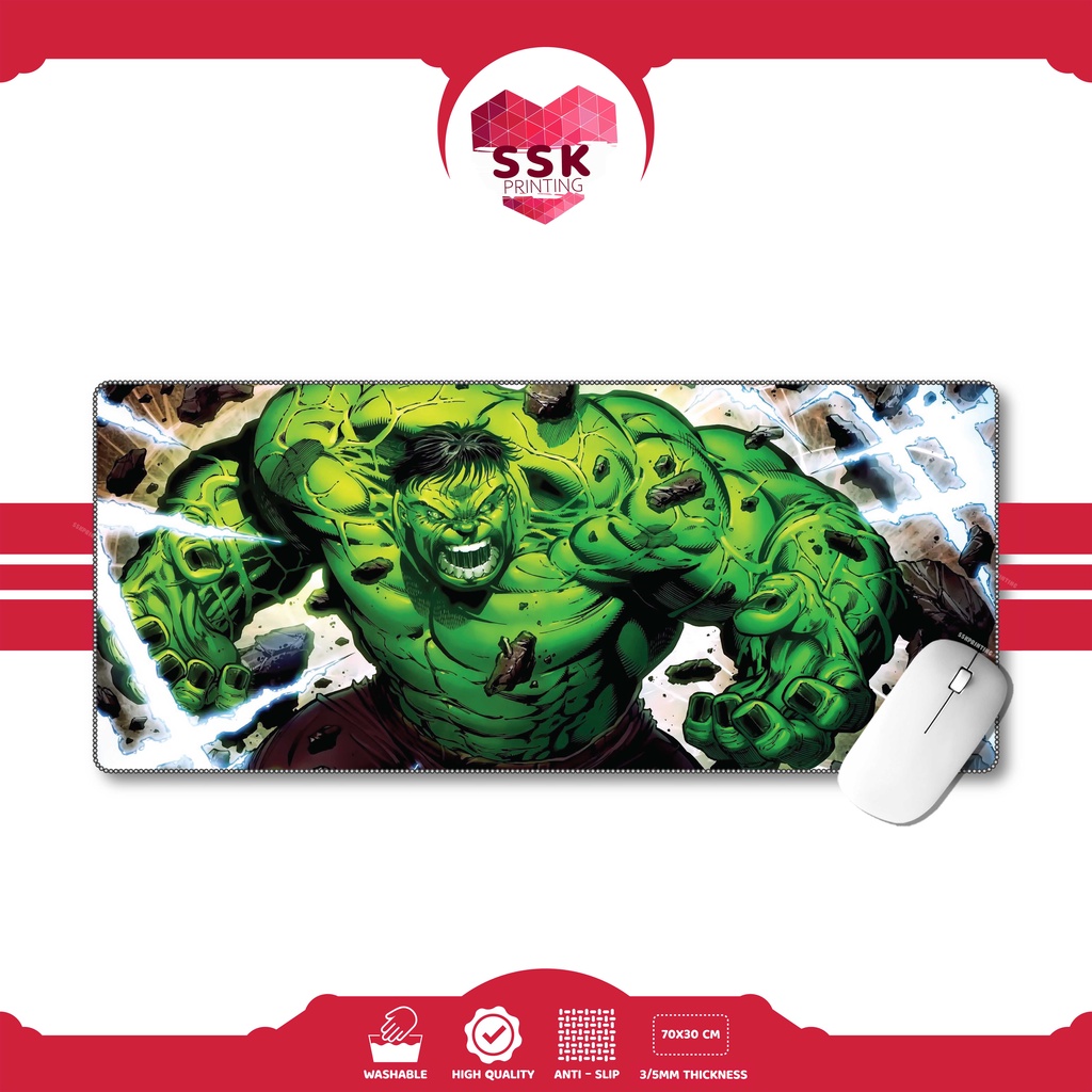 Marvel Super Heroes Extended Mousepad Designs | Gaming | Deskmat | Long ...
