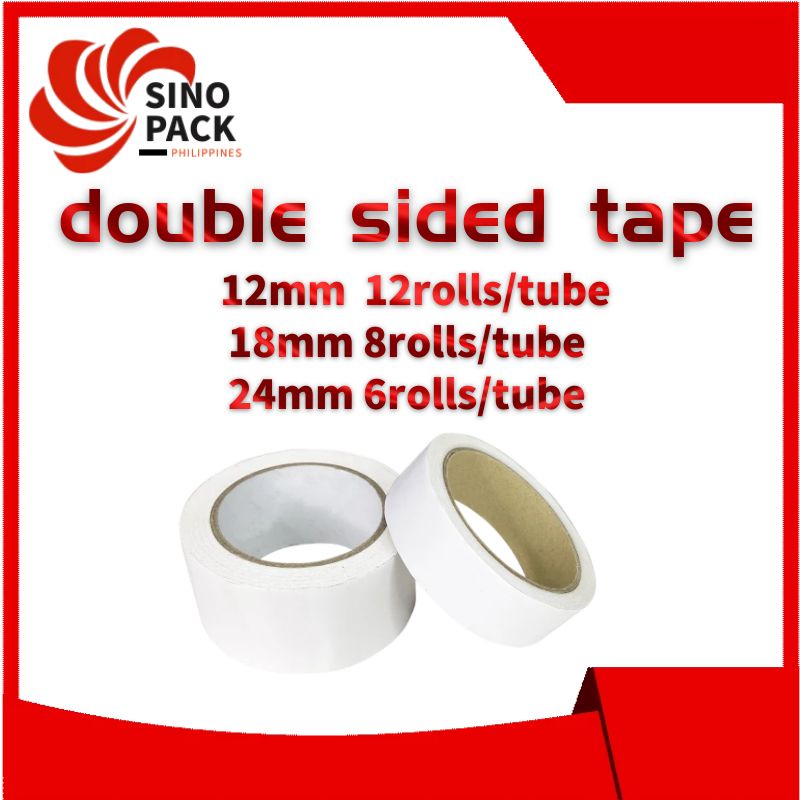 Double Sided Tape double adhesive tape strong adhesion sticky tape 1pack | Shopee Philippines