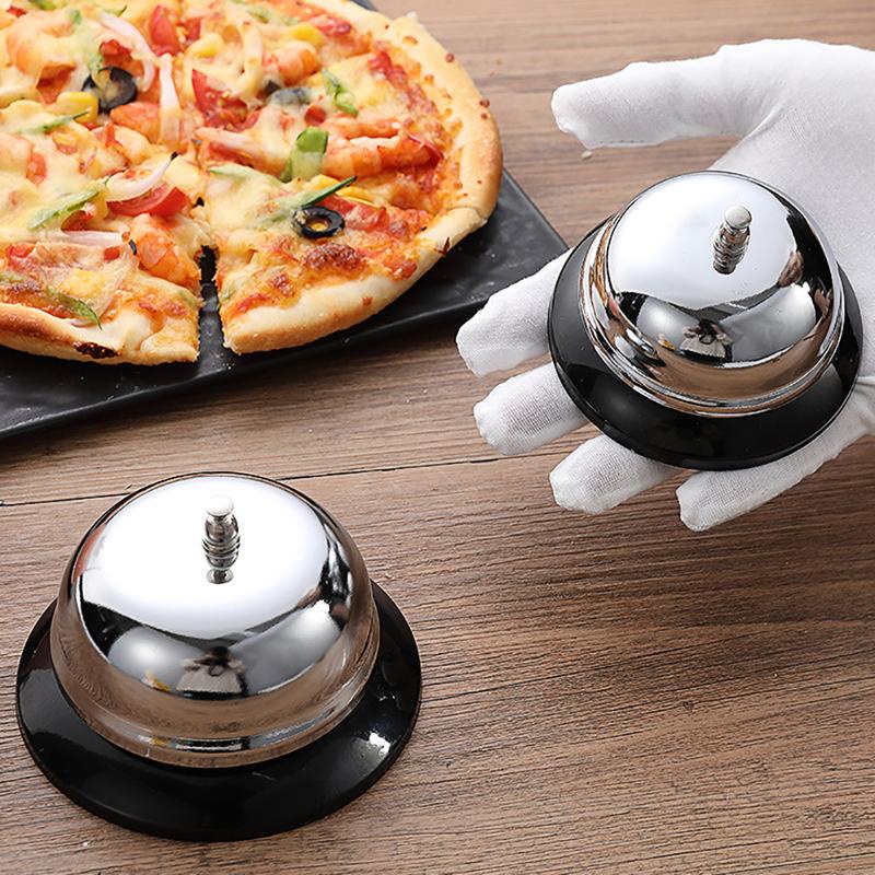 WANTLAB Call Bell Front Desk Silver Metal Anti-Rust Ringing Service ...