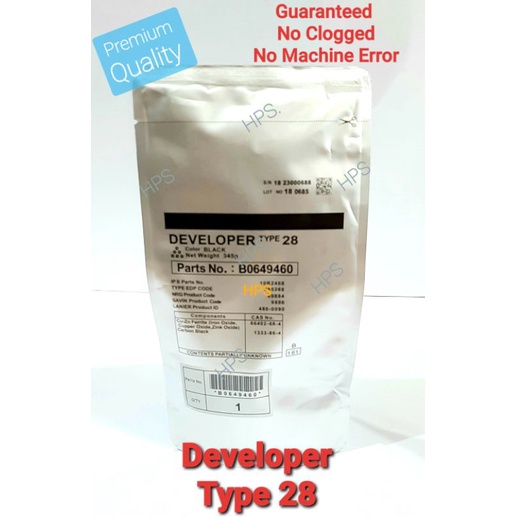 JAPAN Developer Compatible For use in Ricoh Developer Type 28 | Shopee ...