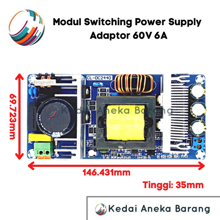 Module Switching Power Supply Module SMPS PSU 60V 6A AC-DC AC - DC ...