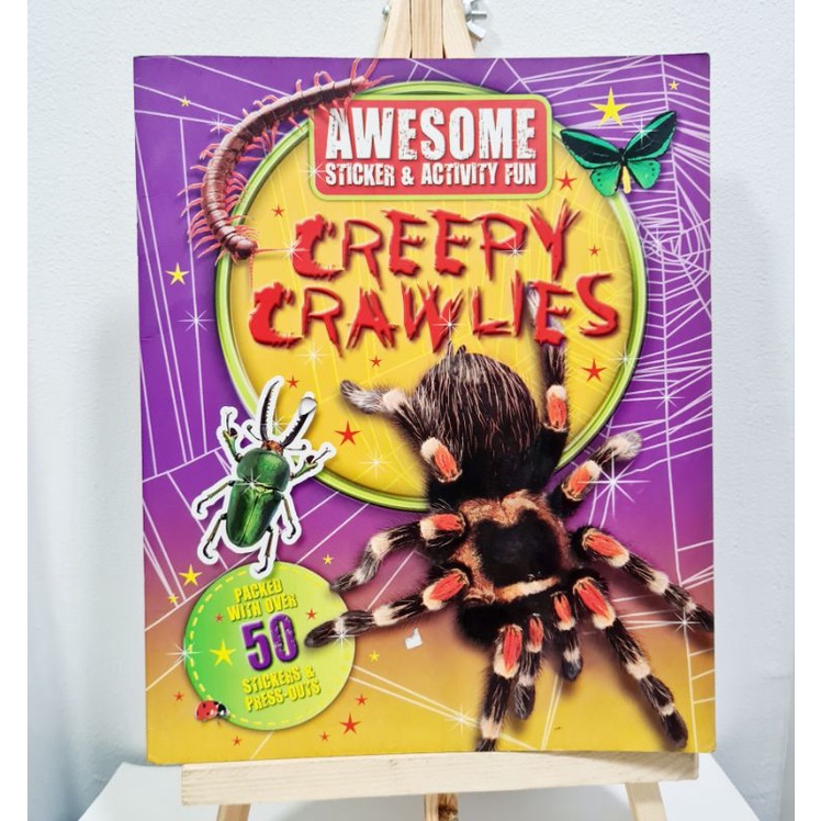 Awesome Sticker amd Activity Book - Creepy Crawler | Shopee Philippines