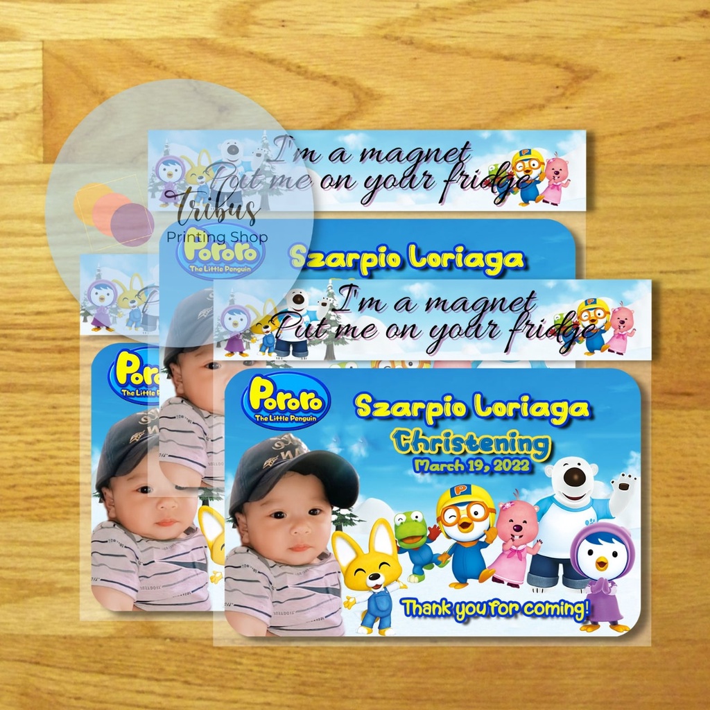 Pororo Ref Magnet Souvenir (Glittery) | Shopee Philippines