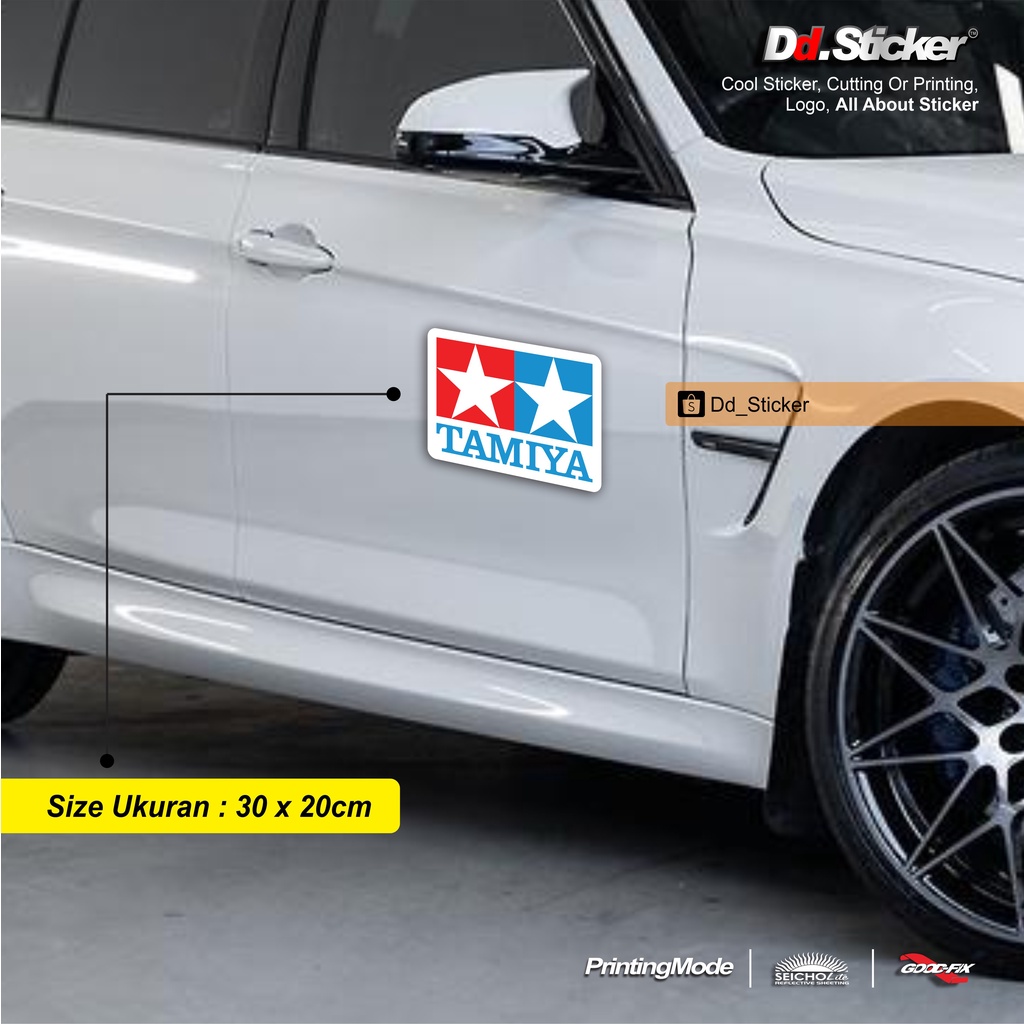 Tamiya Logo Decal Vinyl Car Door | Sticker Printing | Shopee Philippines