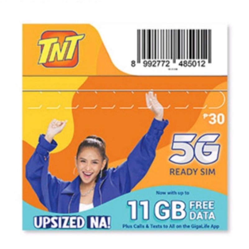 TNT 5G Ready SIM Triple Cut | Shopee Philippines