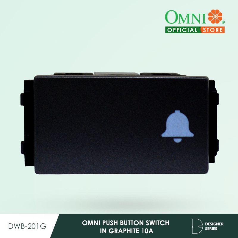 OMNI Push Button Switch 10A in Graphite - DWB-201G | Shopee Philippines